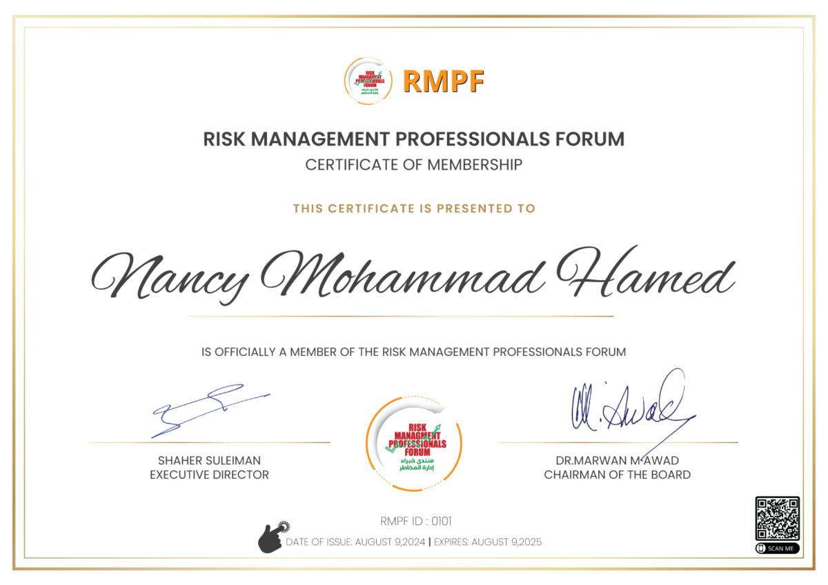 Nancy Mohammad Mousa Hamed - RMPF